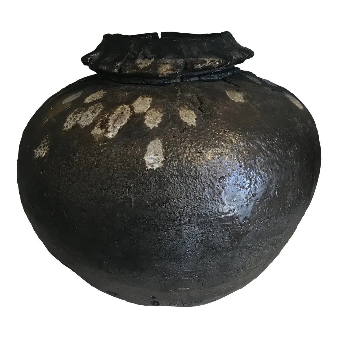 21st Century Over-Fired Clay Vessel by Jay Stroman 2 | Chairish