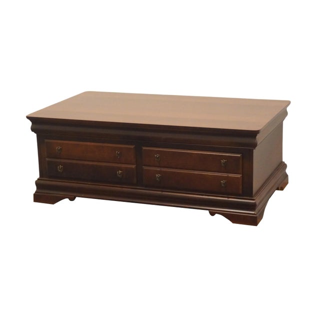 Bassett Furniture Cherry Contemporary Traditional 47" Accent Storage ...