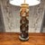 1970s Repurposed Table Lamp Wood and Brass | Chairish