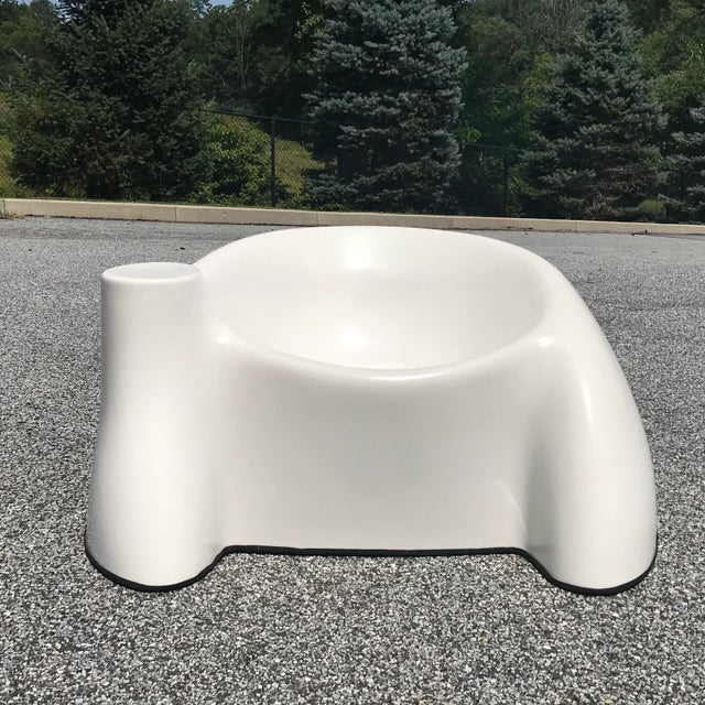 White Fiberglass "Castle Chair" by Wendell Castle | Chairish
