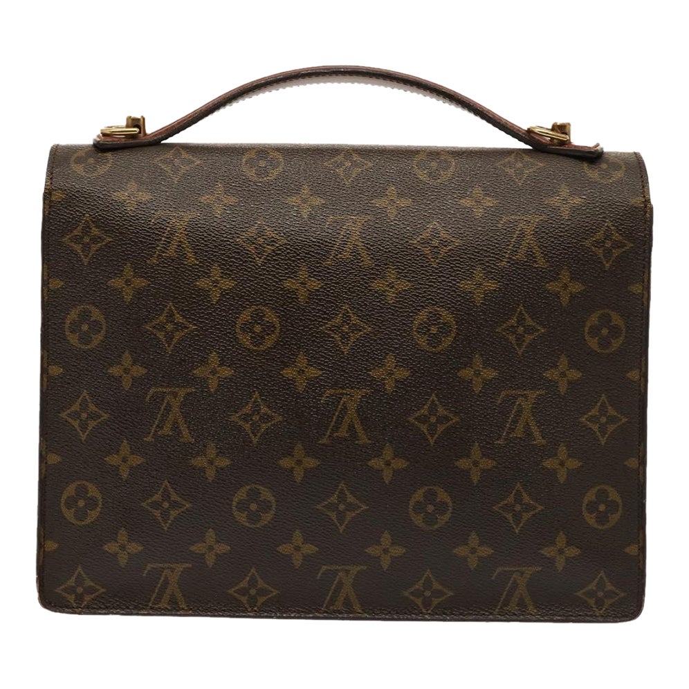 Louis Vuitton Monogram Monceau 28 Hand Bag 2Way M51185 Lv Auth 77138 ...