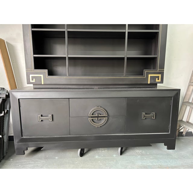 James Mont Bookcase or Buffet Cabinet | Chairish