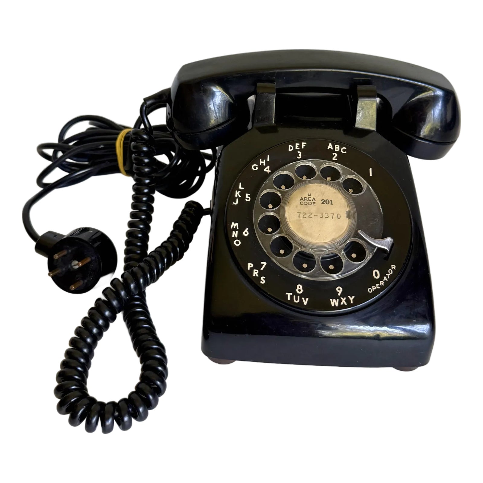 1970's Western Electric Bell System Executive Black Rotary Telephone ...
