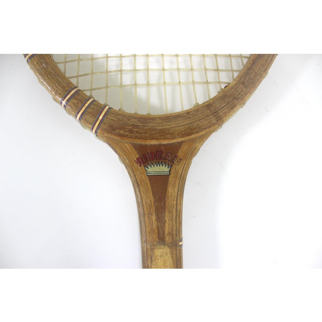 Vintage Wooden Tennis Racket for Designer Decorating Wood Racquet Beach ...