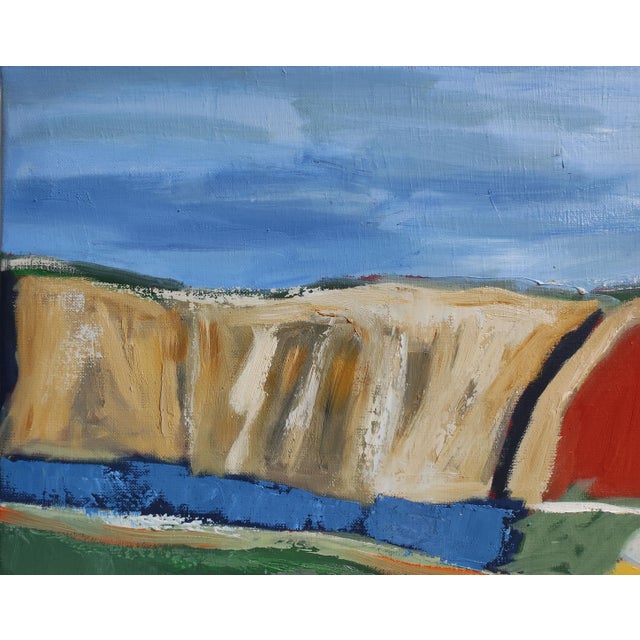 Choral Des Couleurs, Abstract Landscape, Modern Painting Framed by ...