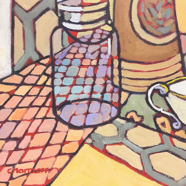 "Pastiche" Contemporary Expressionist Still Life Oil Painting by ...