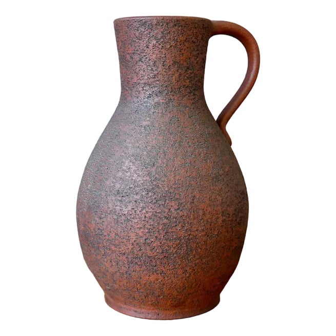 Rustic Jug in Chamotte Clay, 1960s | Chairish