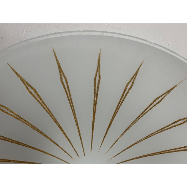 Modern Sunburst Ceiling Light | Chairish