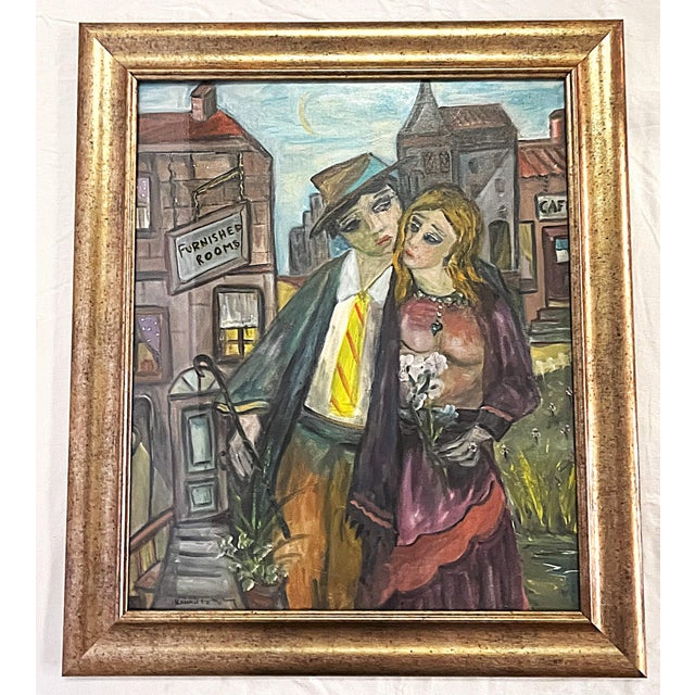 Original Signed and Framed Painting on Canvas Board | Chairish