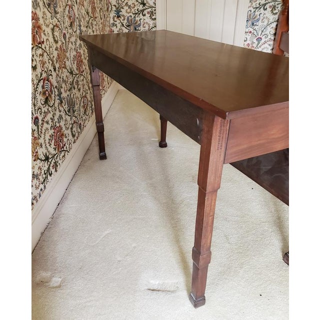 19th Century Antique American Federal Single Drop Leaf Breakfast Table ...