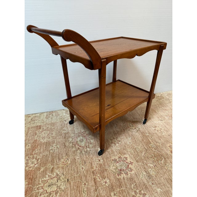 Antique Wood Tea Cart | Chairish