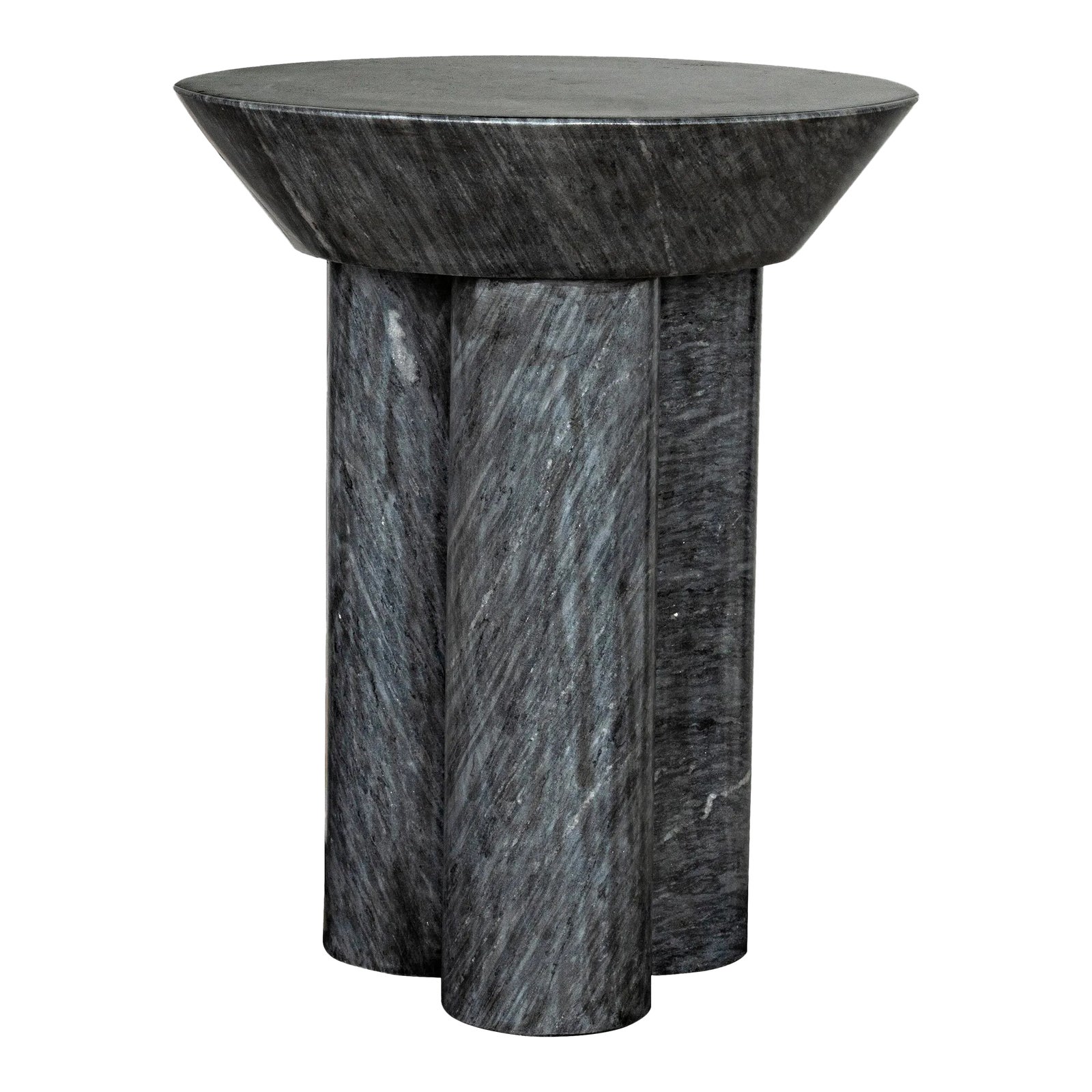 NOIR Nox Side Table, Black Marble | Chairish