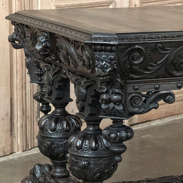 19th Century French Renaissance Revival Desk | Chairish