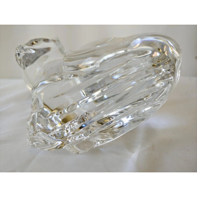 Vintage Waterford Crystal Glass Cat | Chairish