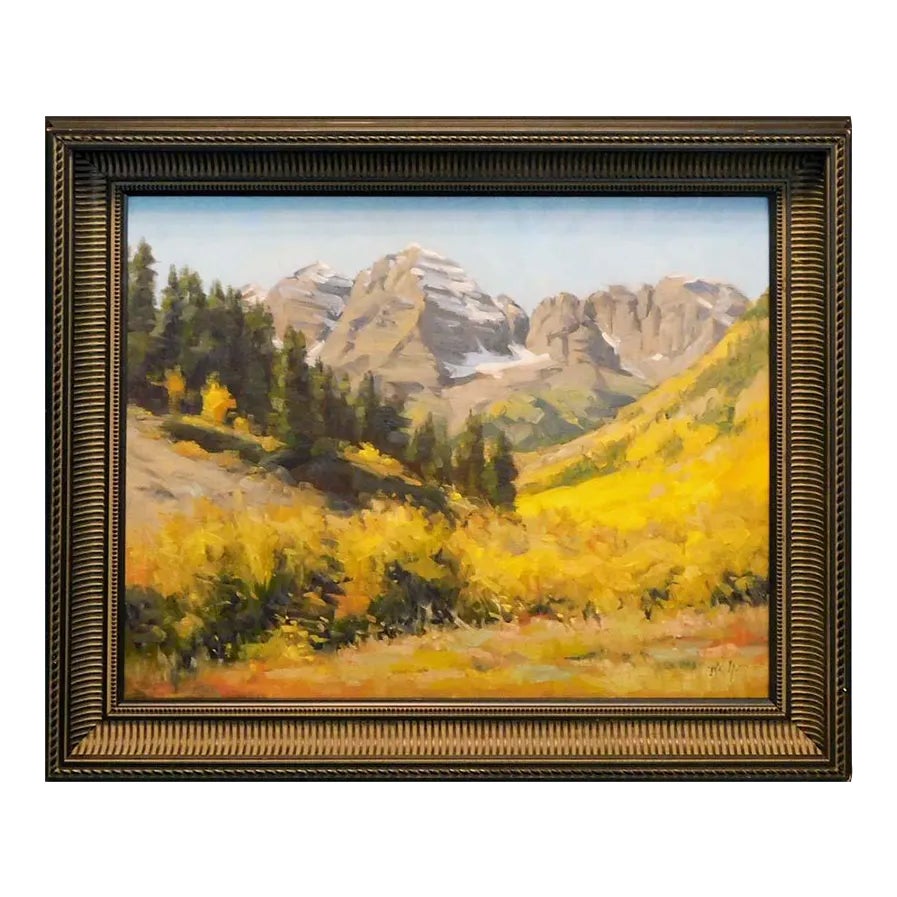 Robert Bob Rohm "Fall Bells" Original Oil on Board Landscape Painting ...