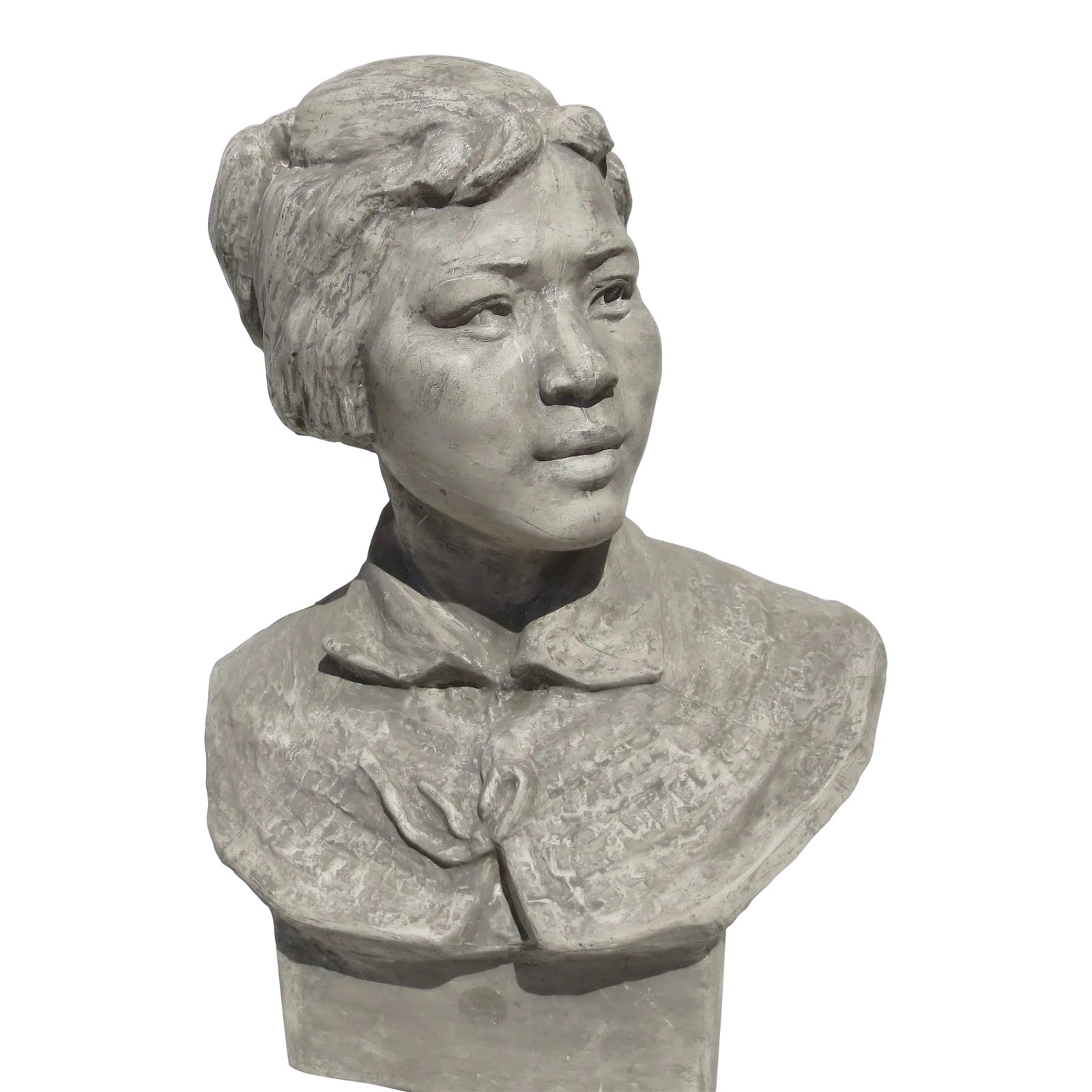 Chinese Cultural Revolution Plaster Sculpture | Chairish