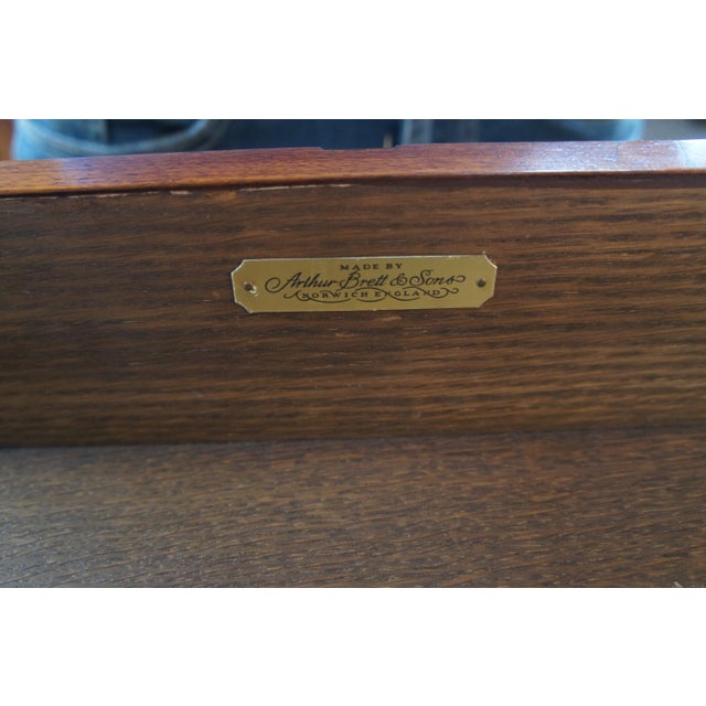 Late 20th Century Arthur Brett & Sons English Georgian III Mahogany ...