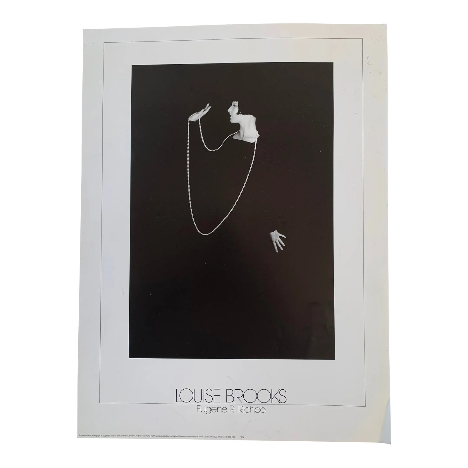 Eugene R. Richee "Louise Brooks 1928" Poster Black and Whites Gallery ...