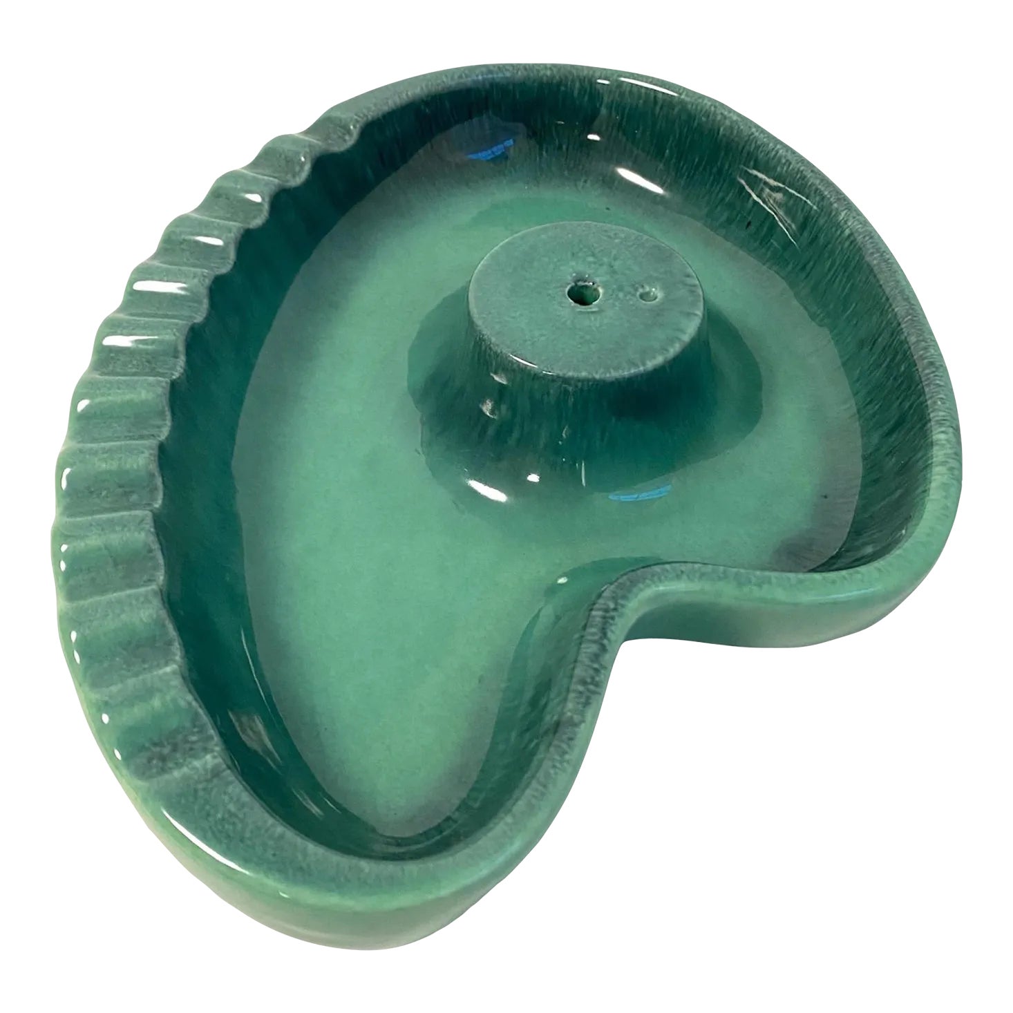 Mid Century Modern Amoeba Ceramic Ashtray 1960s Atomic Boomerang the ...