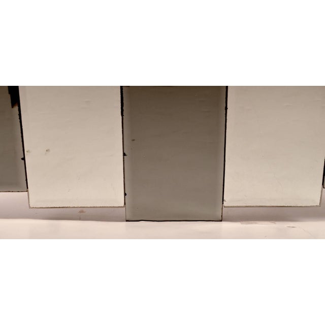 Two-Tone Stepped Mirror | Chairish