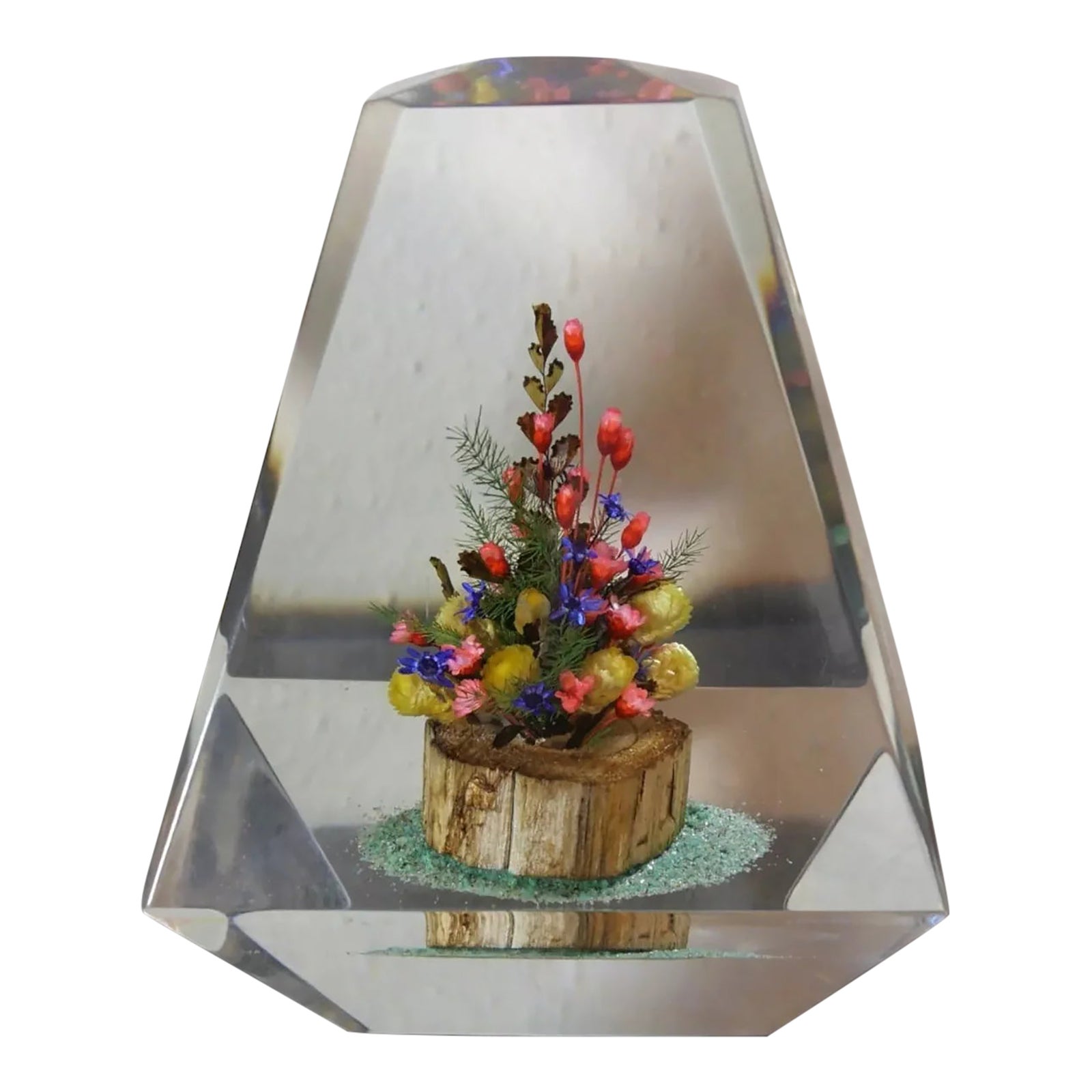 Vintage 1970's American Mid Century Modern Miniature Dried Flowers ...