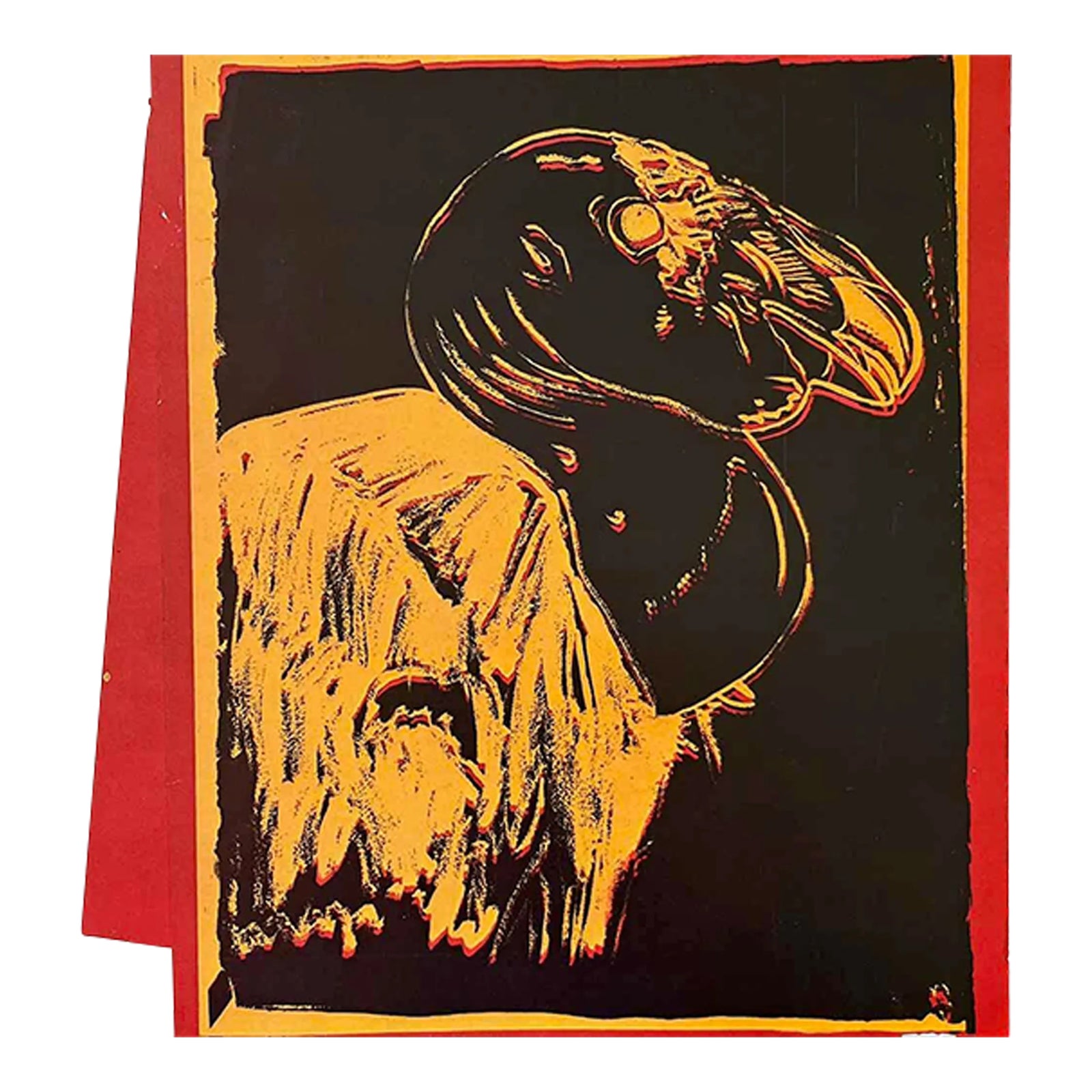 1986 Andy Warhol California Condor Vanishing Animals | Chairish