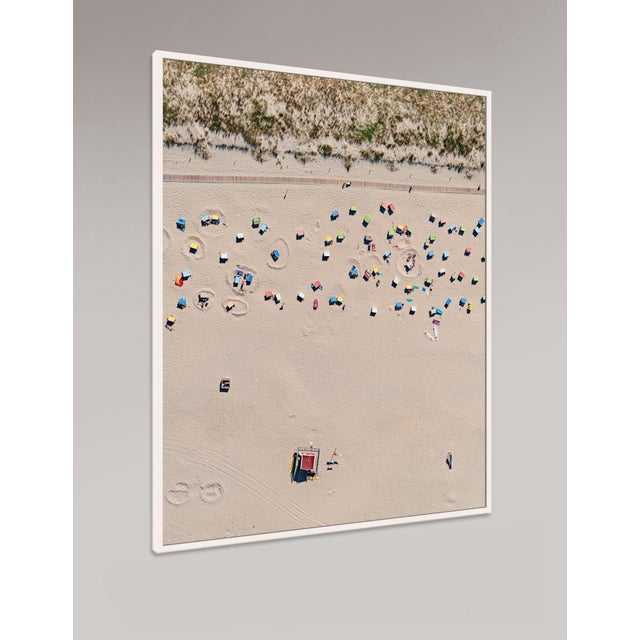 "EFI_Beachchairs_010" Contemporary Aerial View Limited Edition Photograph by Bernhard Lang ...