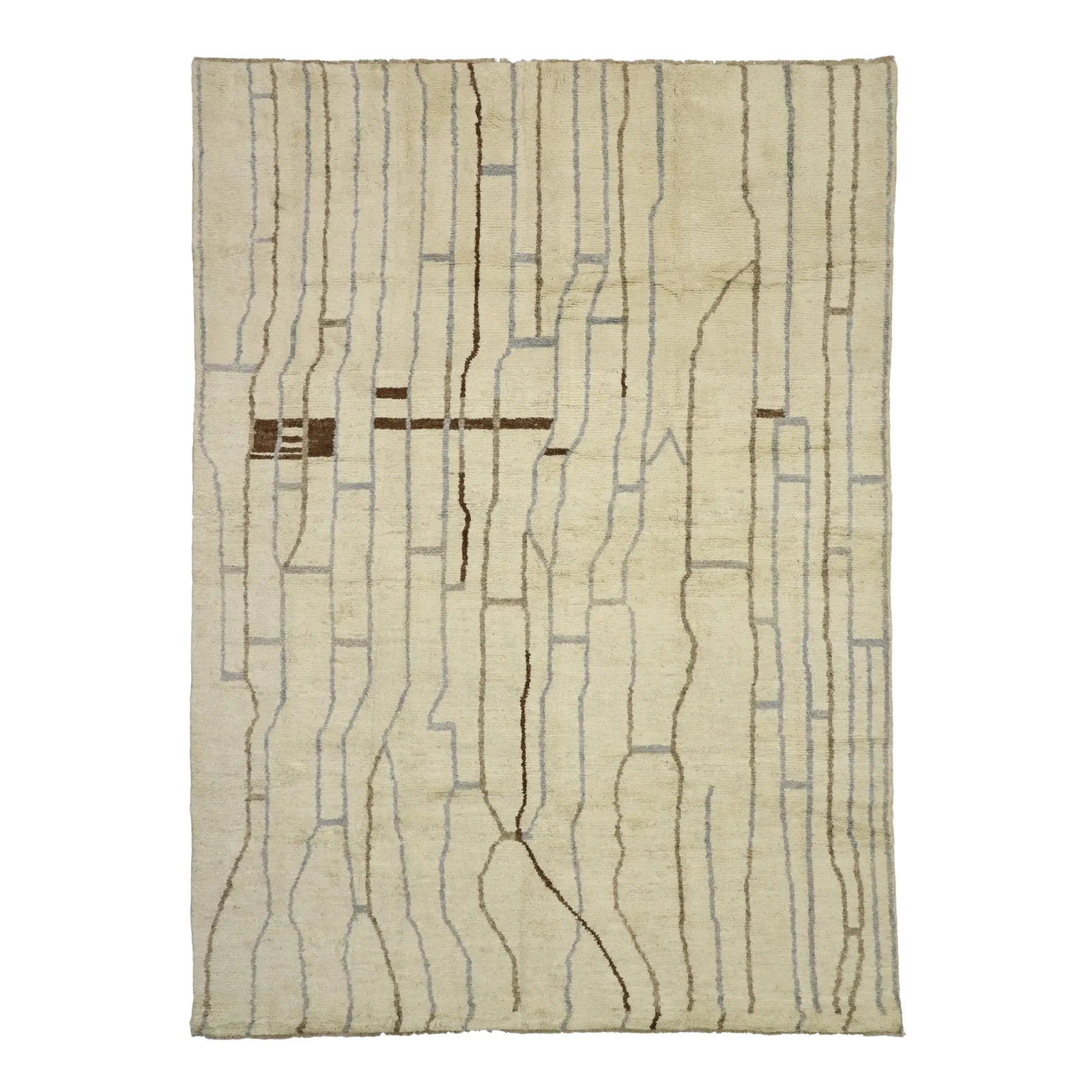 Large Moroccan Style Area Rug - 10'02 X 14'00 | Chairish