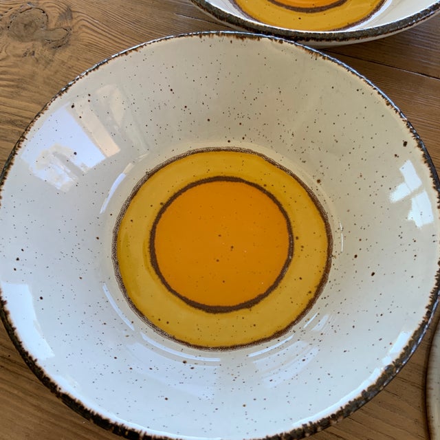 Vintage Midwinter Pottery Sun Pattern Cereal Bowl, Designed by Eve ...