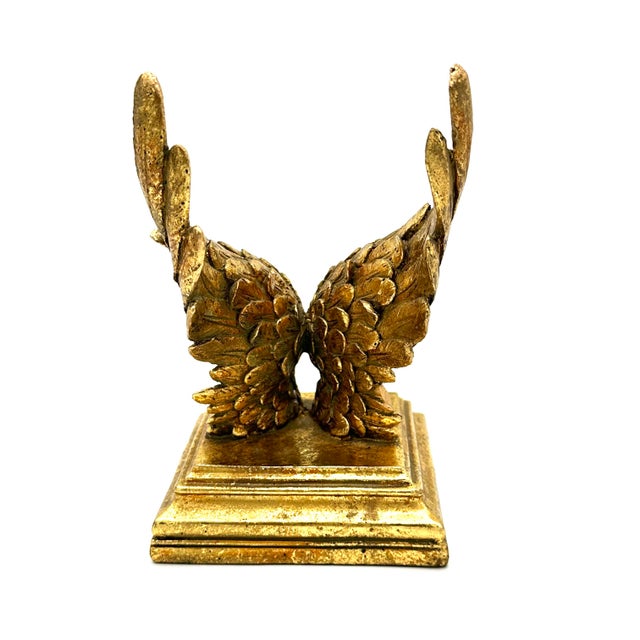 Early 21st Century Gold Wings Sculpture | Chairish