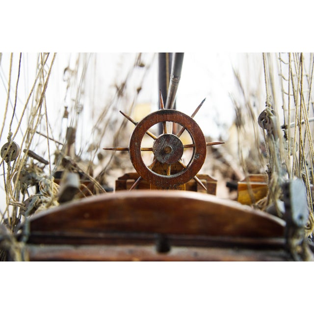 Hand-Crafted 18th-Century First Rate Ship Model | Chairish