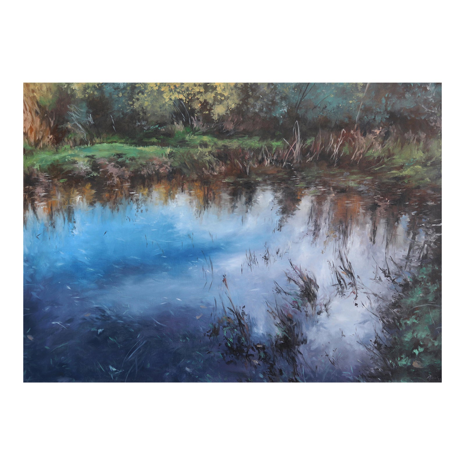 Solace - Landscape Oil Painting Original Artwork by Amber Young | Chairish