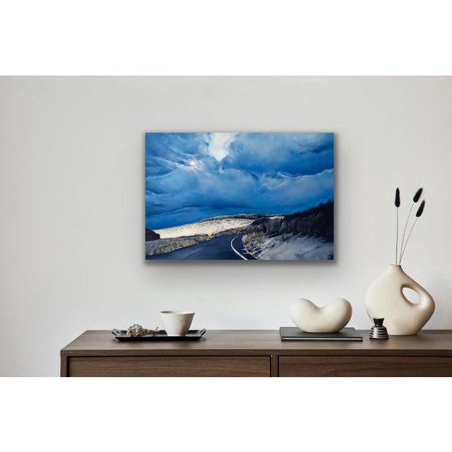 "Race Point Road" Contemporary Landscape Oil Painting on Canvas by Edie ...