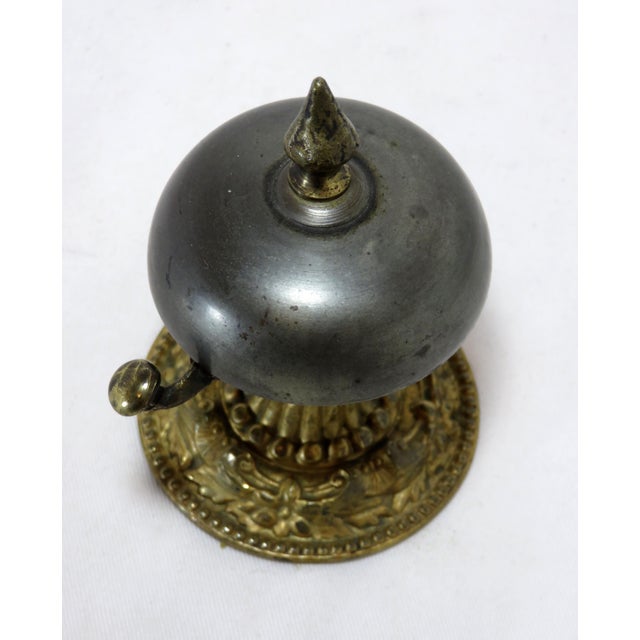 Antique Brass Front Desk Bell Circa Mid 19th C. | Chairish