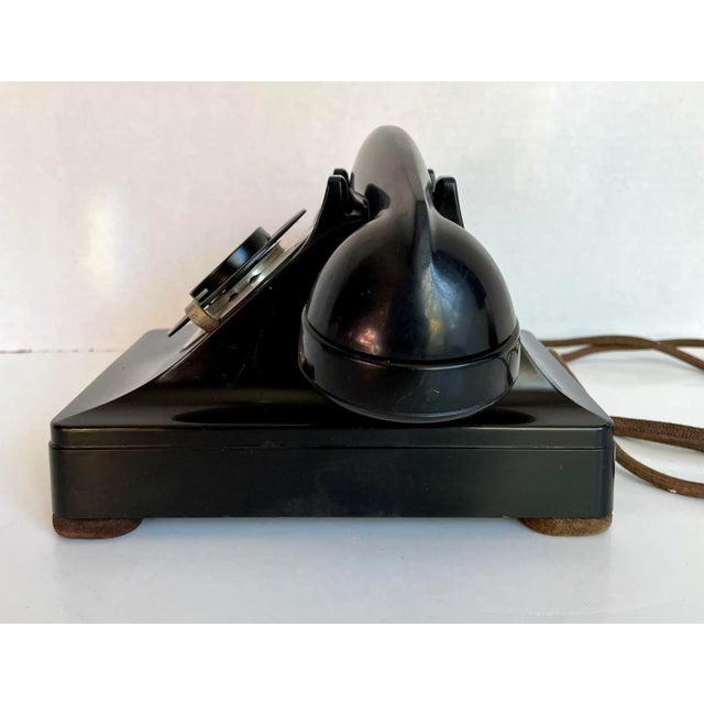 1930's Western Electric Prewar Model 302 Black Telephone | Chairish