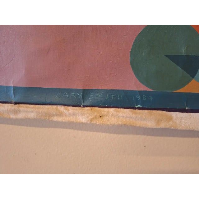 Cary Smith New York Artist Oil Painting Bond Investment Mural #1 1984 ...