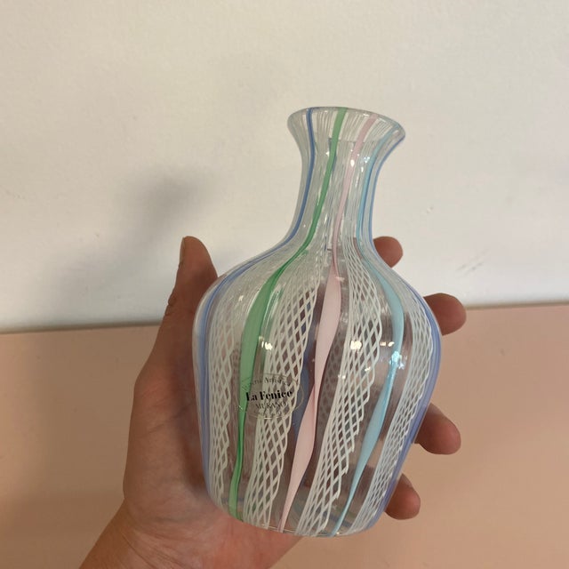 La Fenice Murano Glass Vase | Chairish