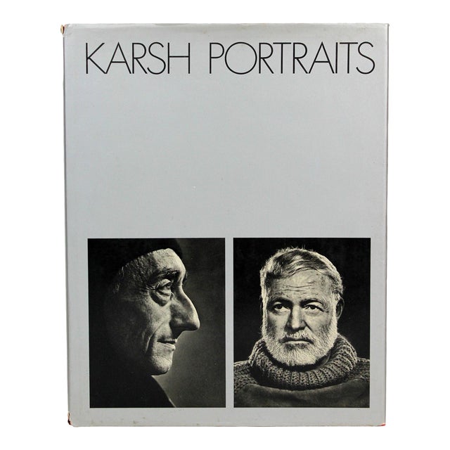 1976 Portraits by Karsh, 1st Edition Photography Book | Chairish