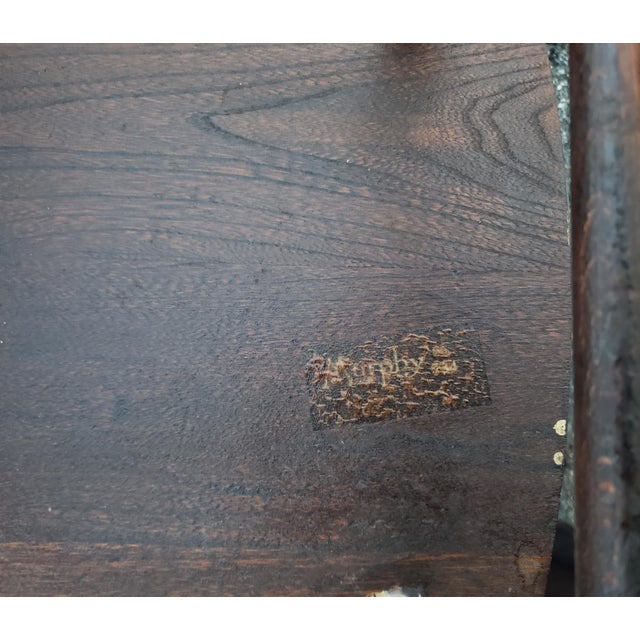 Mid 20th Century Murphy Furniture Early American Walnut Side Chairs, a ...