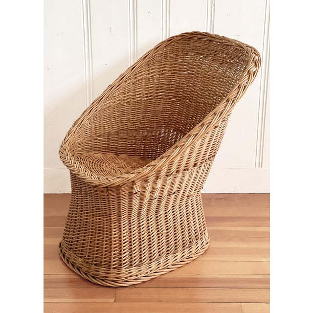 Rattan bucket chair store