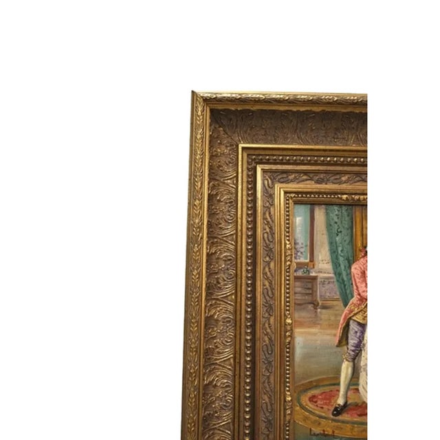 Lambert, Figurative Scene, 19th Century, Oil on Copper, Framed | Chairish