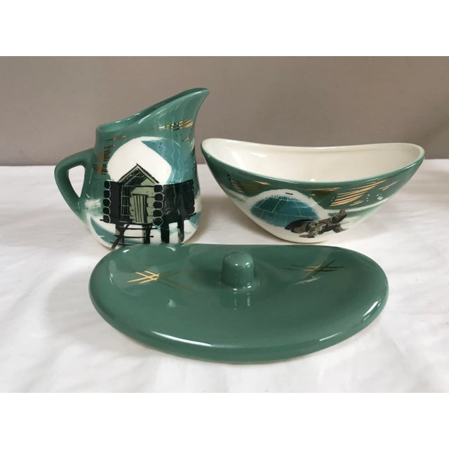 Matthew Adams Sascha Brastoff 1950s Alaska Pottery Signed Creamer ...