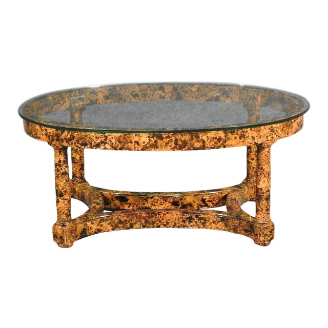 1950s Maison Jansen Tortoise Shell Coffee Table | Chairish