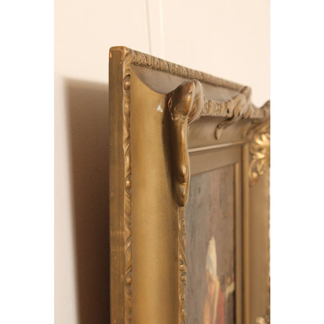 Early 20th C. Dutch Mother and Child Original Oil Painting by F. G ...