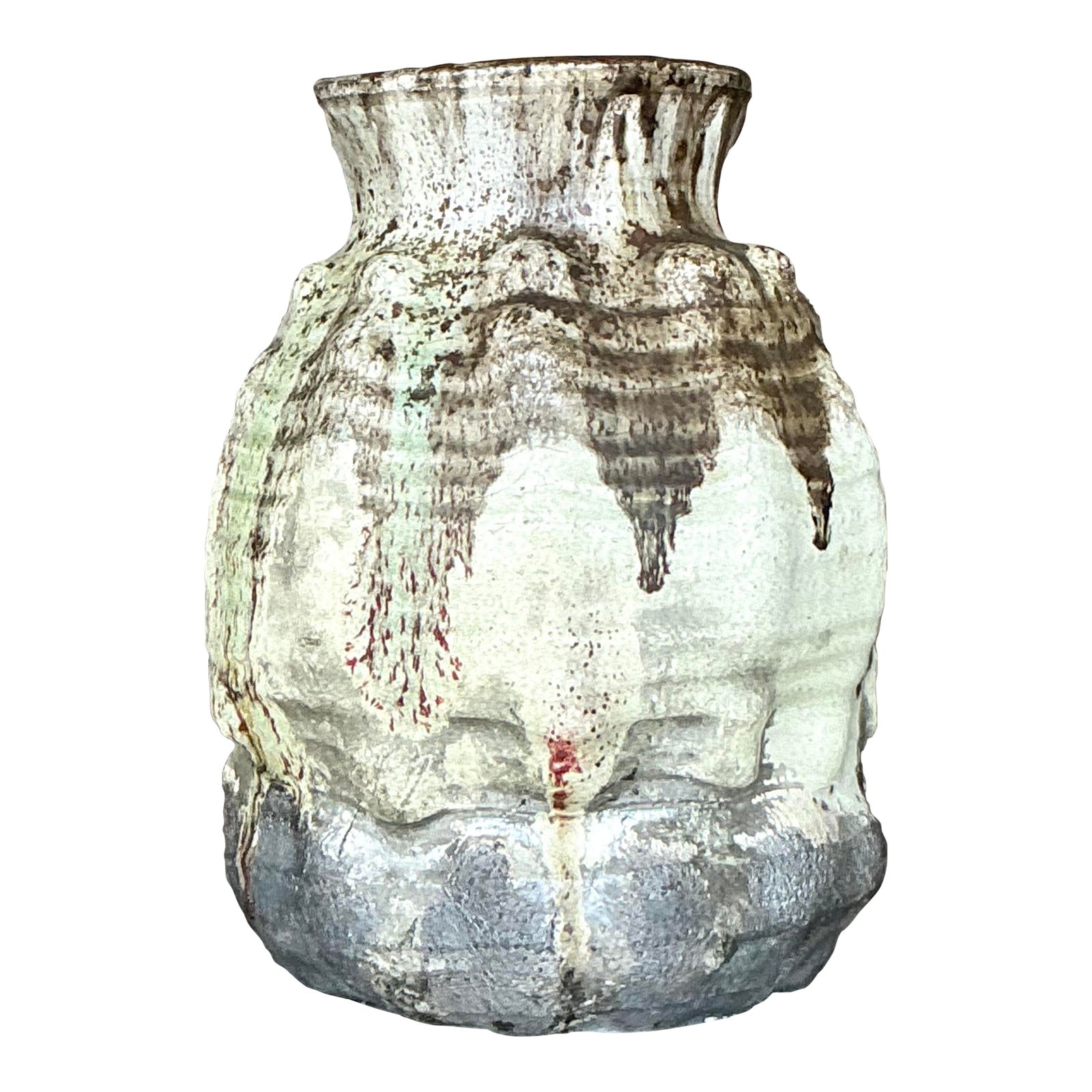 Vintage Bono Original Studio Pottery Vase | Chairish