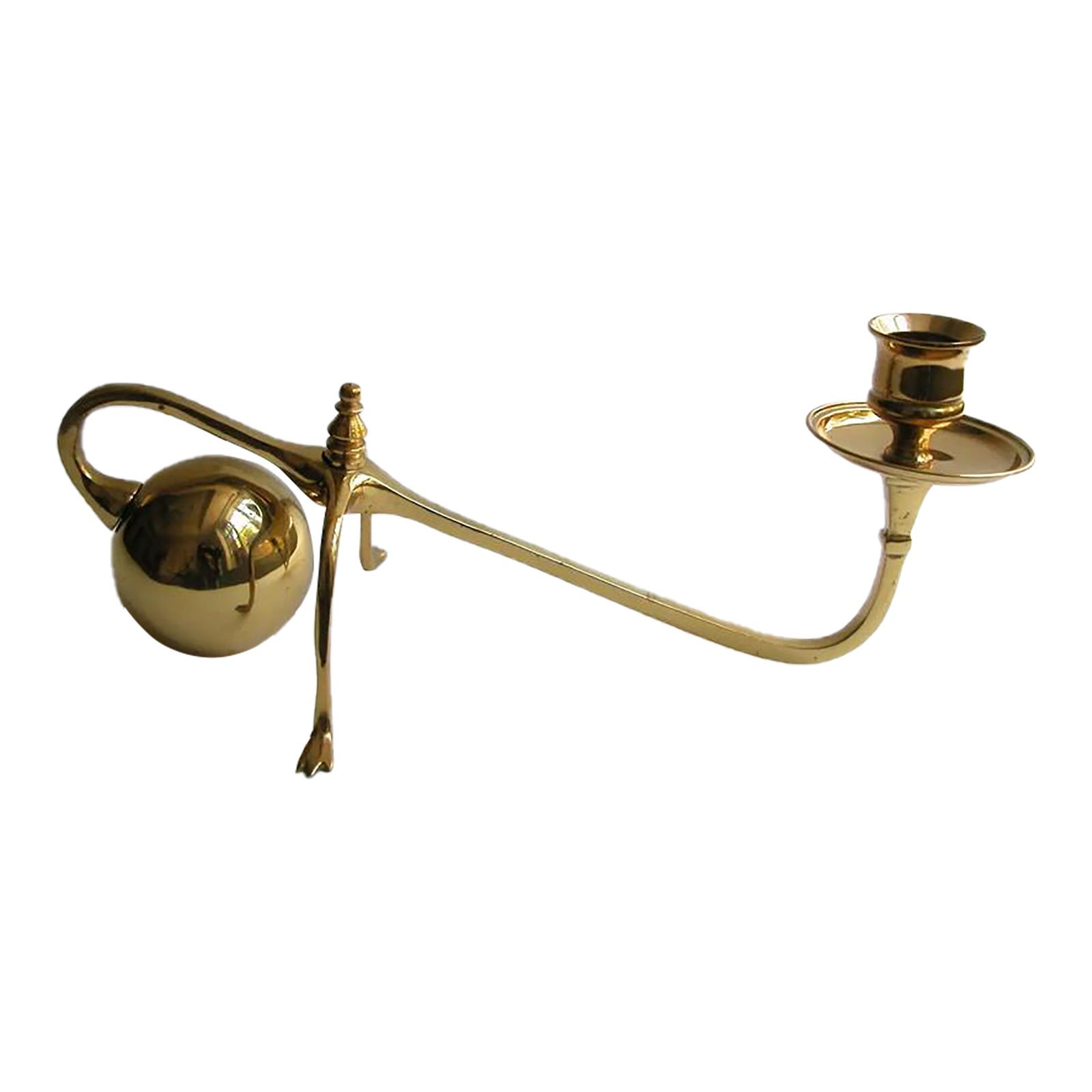 1960s w.a.s Benson Style English Arts and Crafts Brass Cannonball ...