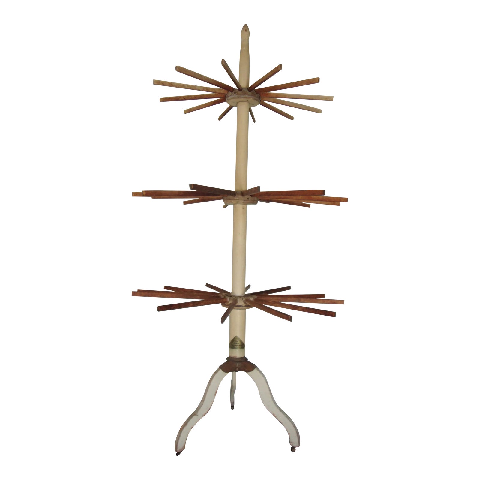 Early 1900s Antique Pease Clothestree Collapsible Drying Rack | Chairish