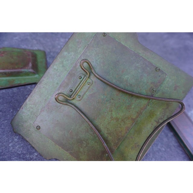 Tiffany Studios Bronze American Indian Motif Desk Set Complete 10 ...