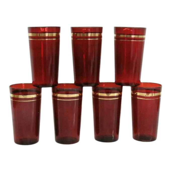 ruby red tumblers