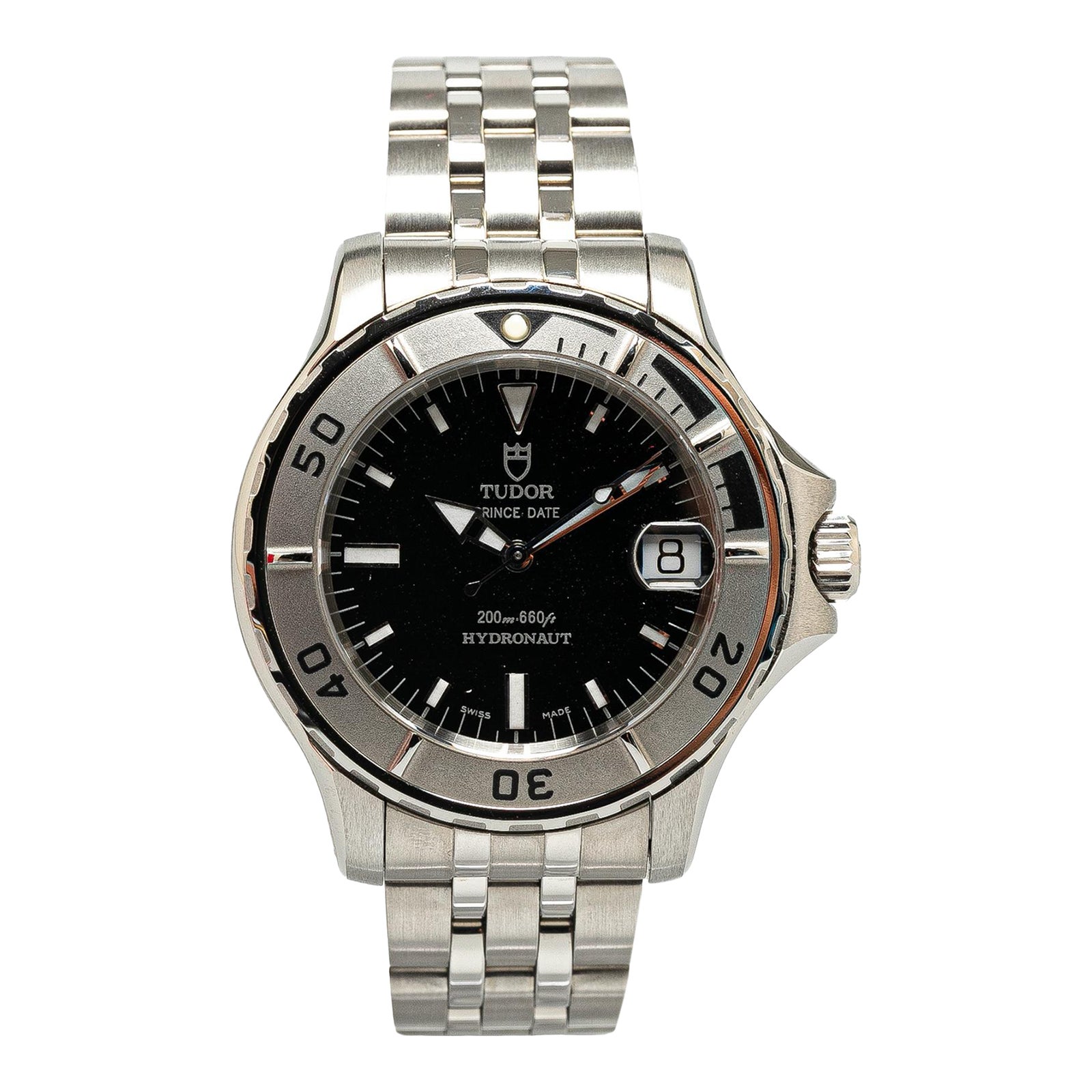 Tudor Automatic Stainless Steel Hydronaut Watch | Chairish